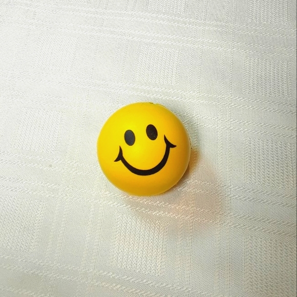 Toys | Stress Ball Smiley Face Tension Reliever Yellow | Poshmark